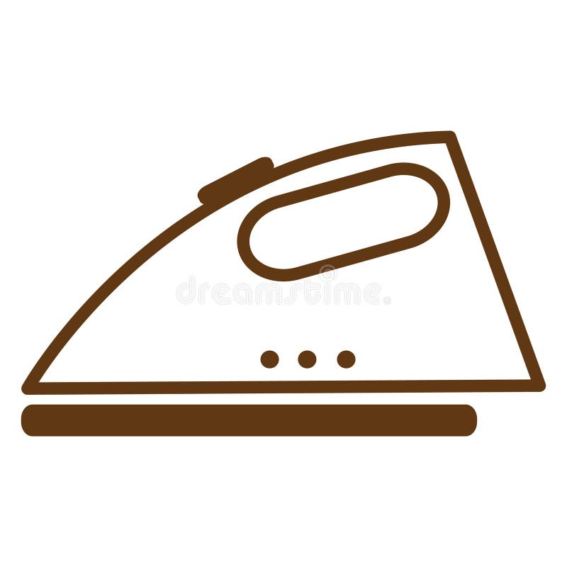 Iron Box. Vector Illustration Decorative Design Stock Vector ...