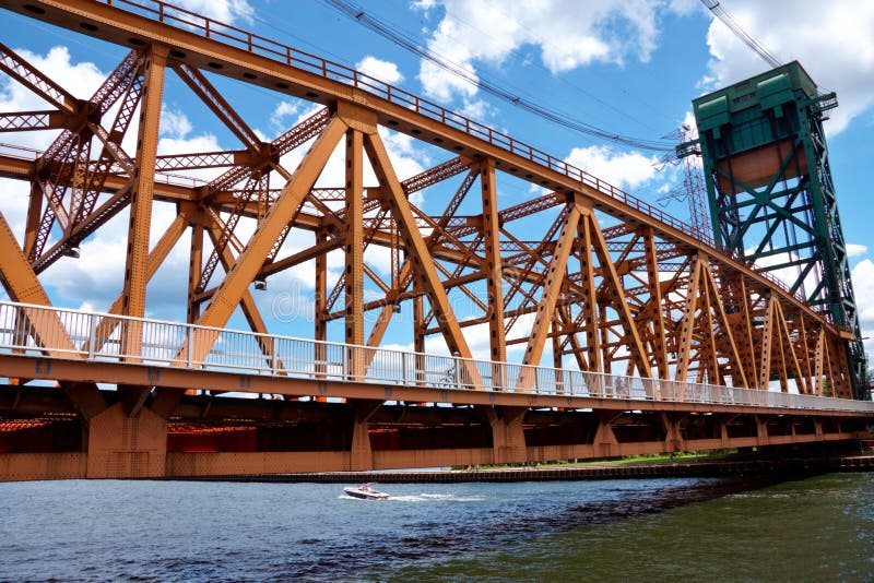 Iron bridge stock photo. Image of flow, fine, little - 16346138