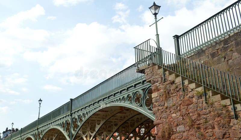 Iron bridge. exeter stock image. Image of iron, transport - 126783059
