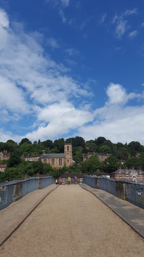 Iron Bridge editorial stock photo. Image of bridge, europe - 80063773