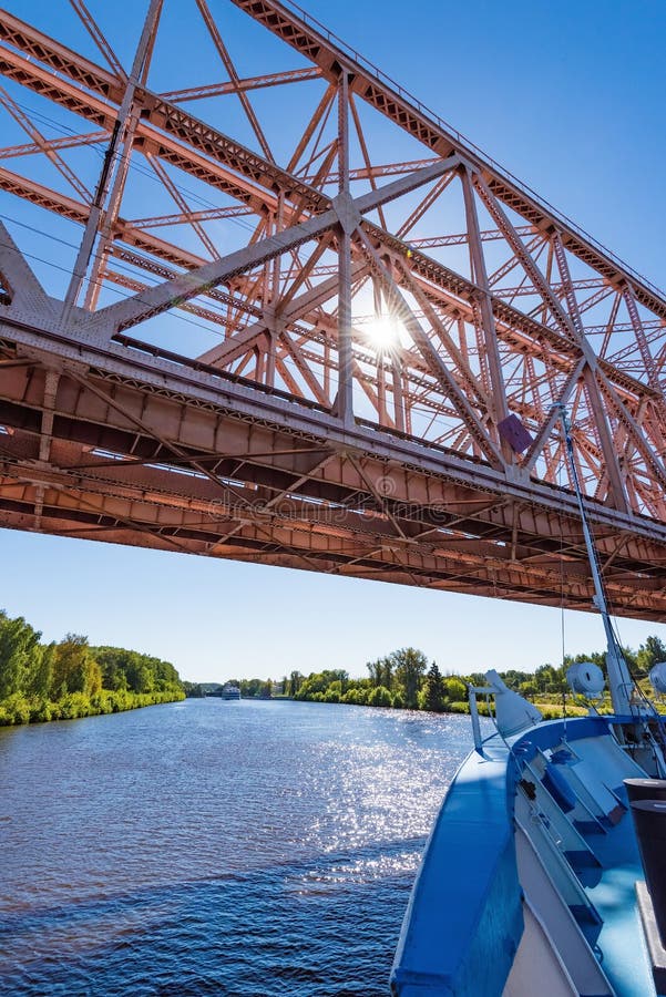 Iron bridge ship stock image. Image of construction, tourism - 76679135