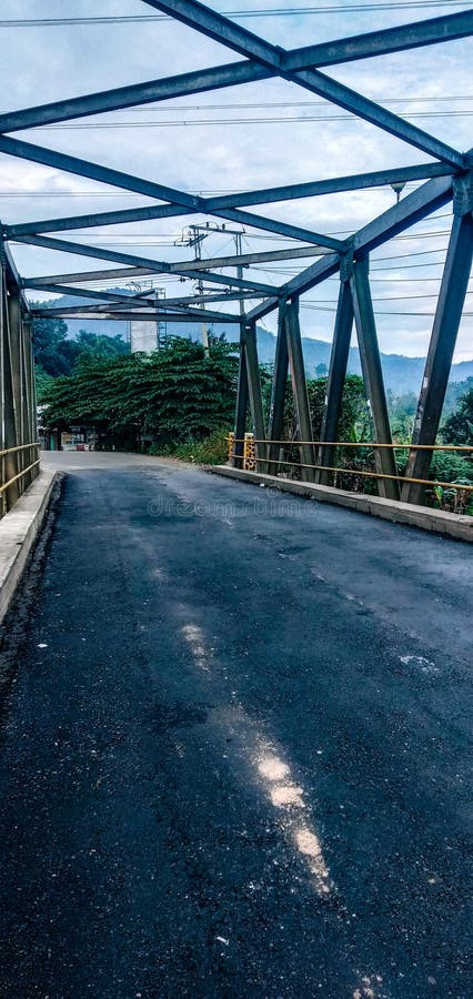 Iron Bridge, To Go To Another Place, Sidempuan Stock Photo - Image of ...