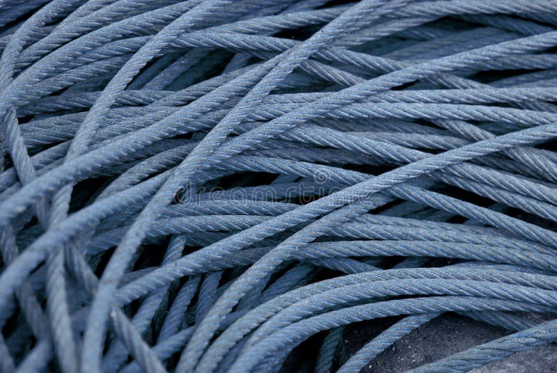 Structure: Wire Rope / Steel Cable Stock Photo - Image of wire, cables ...