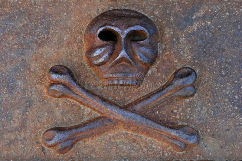 Iron Cast Skull stock photo. Image of rusty, rust, logo - 17203476