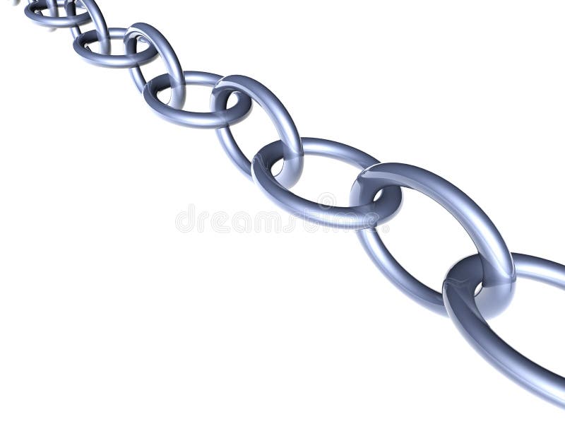 Iron Chain stock illustration. Illustration of graphics - 1078584