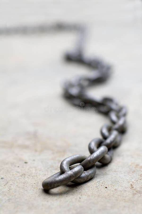 Iron chain stock image. Image of linked, heavy, strength - 11742451