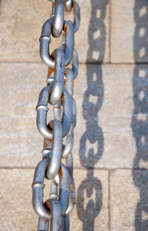 Iron chain stock image. Image of close, protect, fence - 37485739