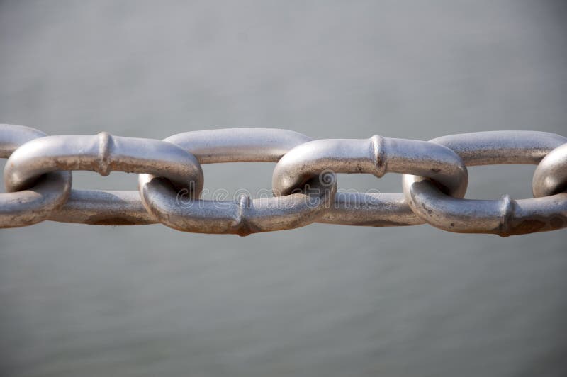 Iron Chain and River Background Stock Photo - Image of icon, line: 37485726