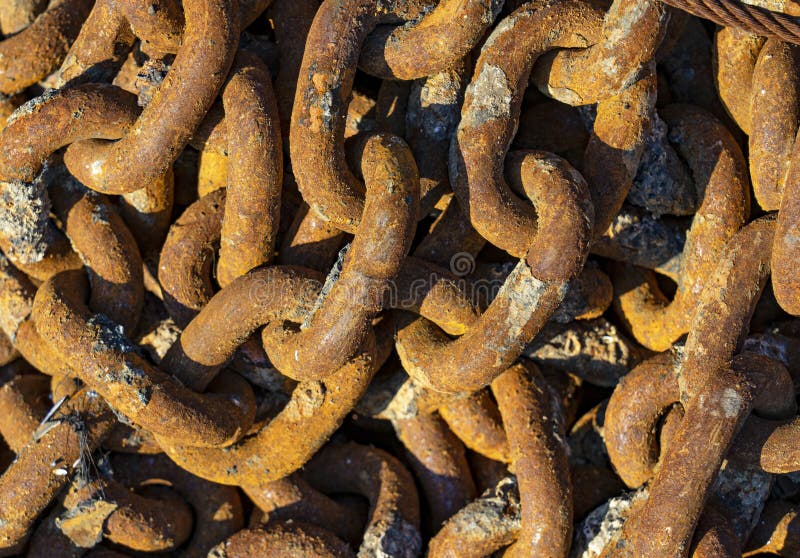 Iron chains stock image. Image of background, reliable - 207622121