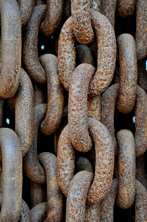 Iron chains stock image. Image of equipment, chains, industrial - 41827395