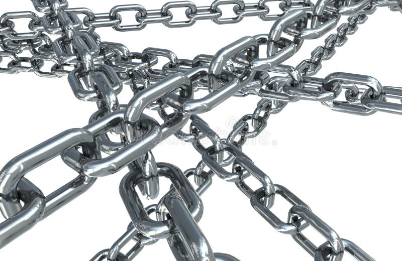 Iron chains stock illustration. Illustration of connect - 146812253