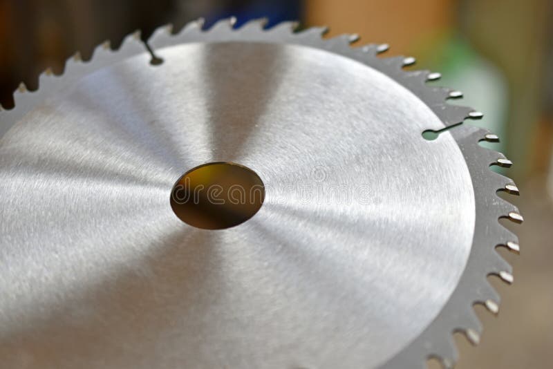 Iron Circular Saw Disk Close-up in the Garage Stock Image - Image of ...