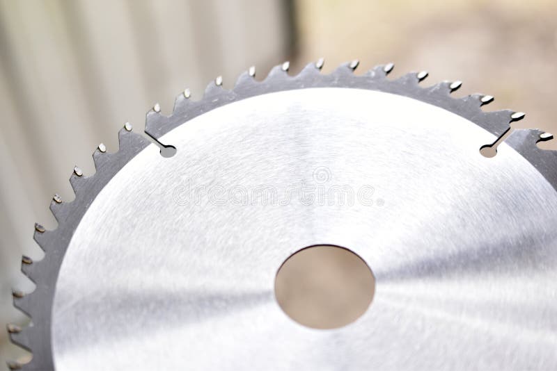 Iron Circular Saw Disk Close-up in the Garage Stock Photo - Image of ...