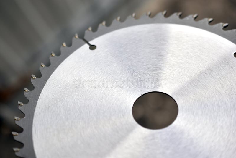 Iron Circular Saw Disk Close-up in the Garage Stock Photo - Image of ...
