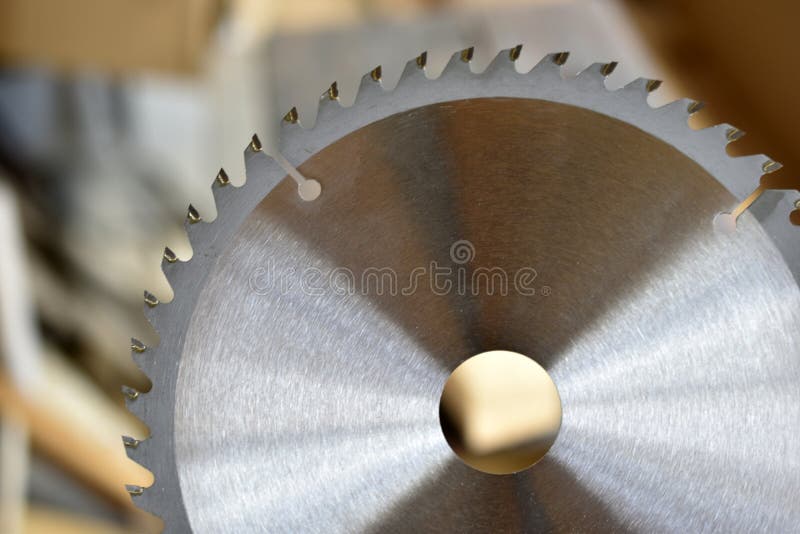 Iron Circular Saw Disk Close-up in the Garage Stock Image - Image of ...