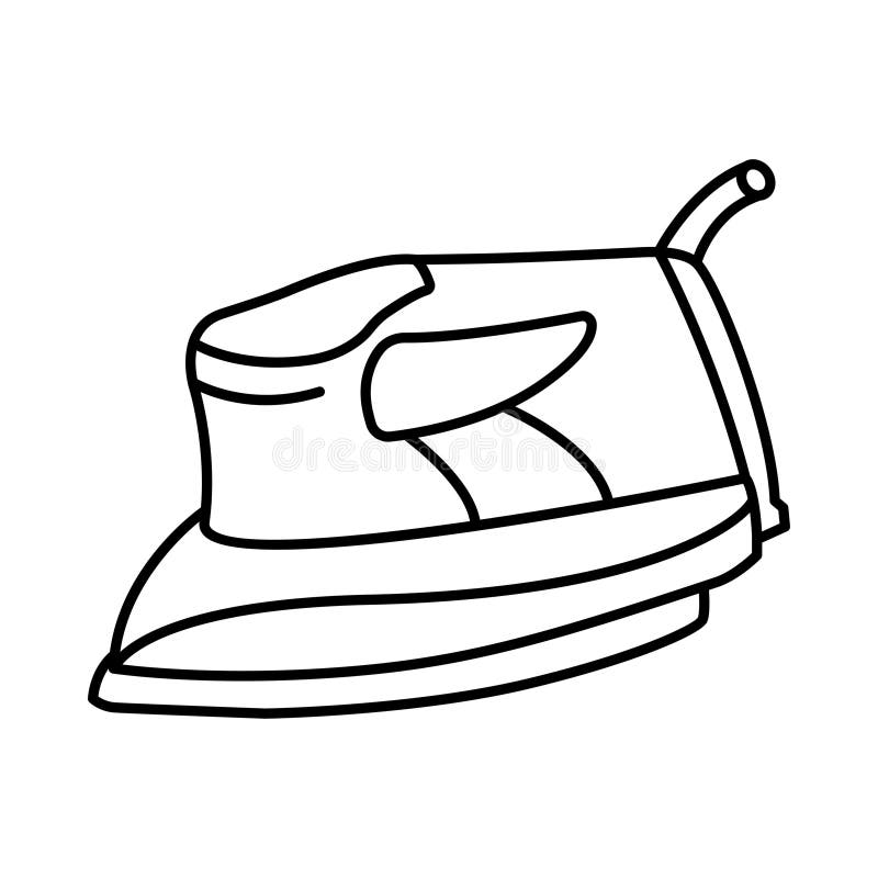 Iron, Cloth, Laundry Machine, Iron Machine Icon Stock Vector ...