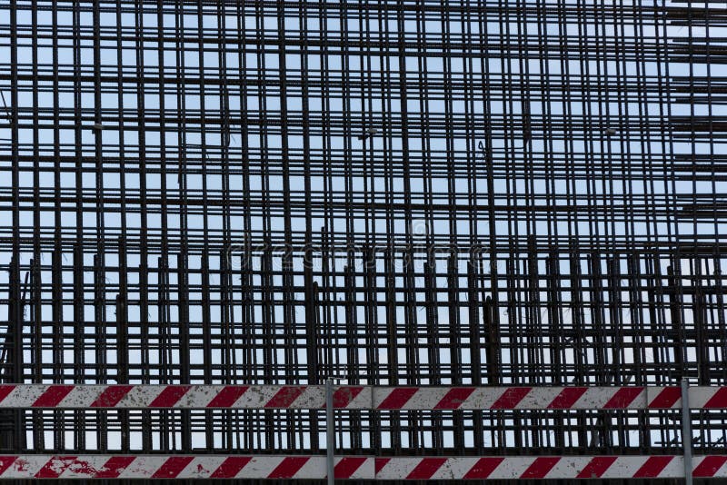 Iron Construction Bars. Iron Frame Stock Image - Image of industry ...