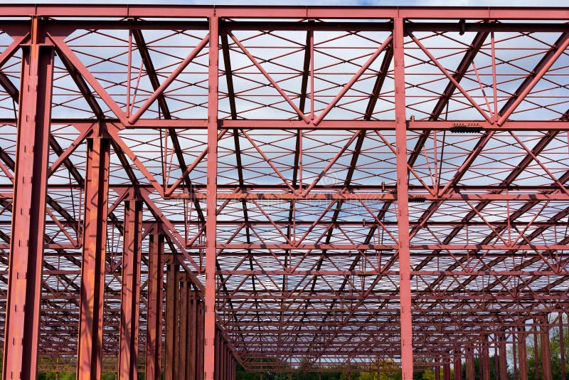 Iron construction stock image. Image of grandiose, manufacturing ...