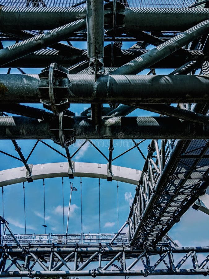 Iron Construction that Looks Sturdy and Dashing Stock Photo - Image of ...