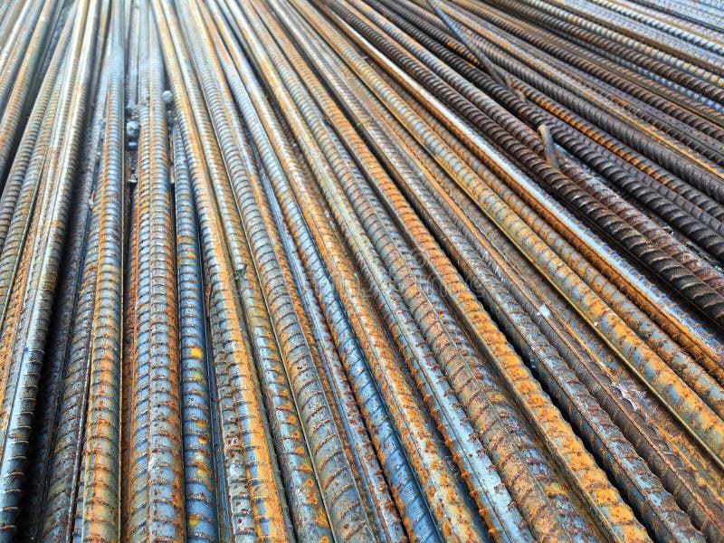 Iron in Construction Zone stock image. Image of materials - 90566801