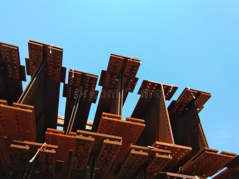 Iron Contruction for Building Stock Photo - Image of roof, iron: 235342356