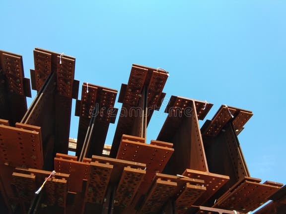 Iron Contruction for Building Stock Photo - Image of roof, iron: 235342356