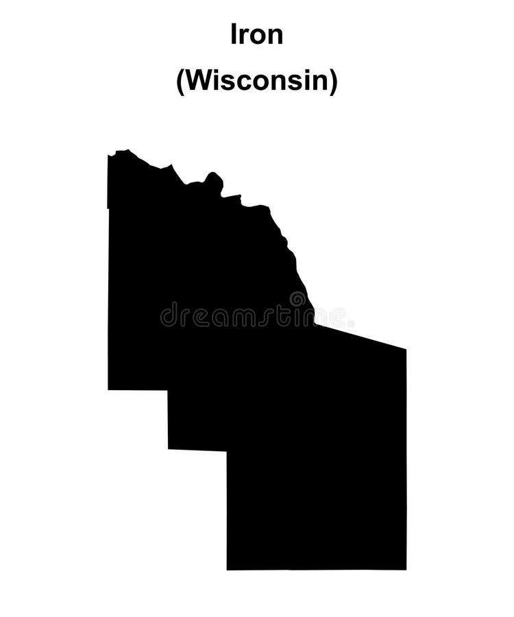 Iron outline map stock vector. Illustration of territory - 361875796