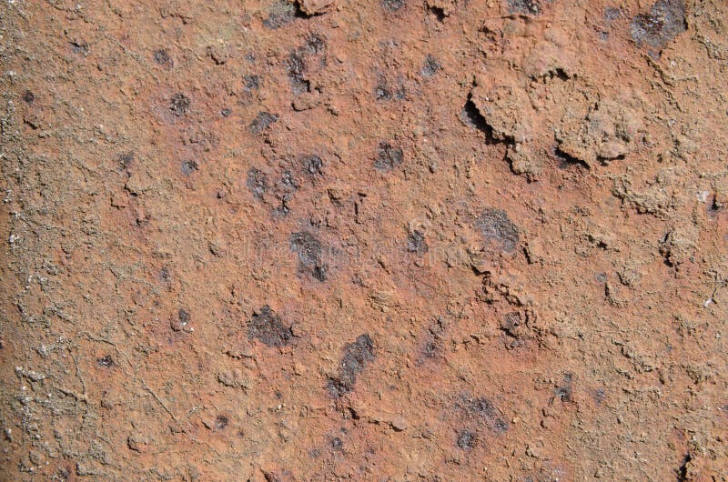 Iron is Covered with Crust of Rust Stock Photo - Image of abstract ...