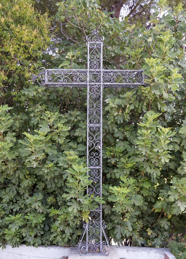 Iron Cross stock photo. Image of cross, trees, ride, garden - 44154940