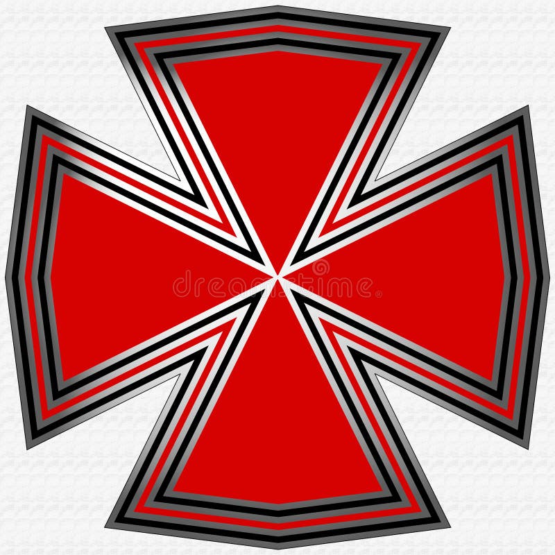 GERMAN CROSS stock vector. Illustration of iron, christian - 9770416