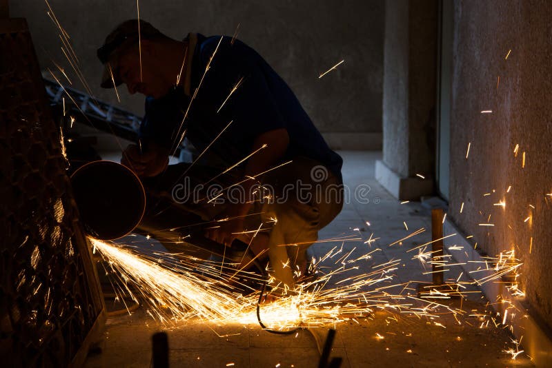 Iron Cut stock photo. Image of hand, engineering, blade - 37057674