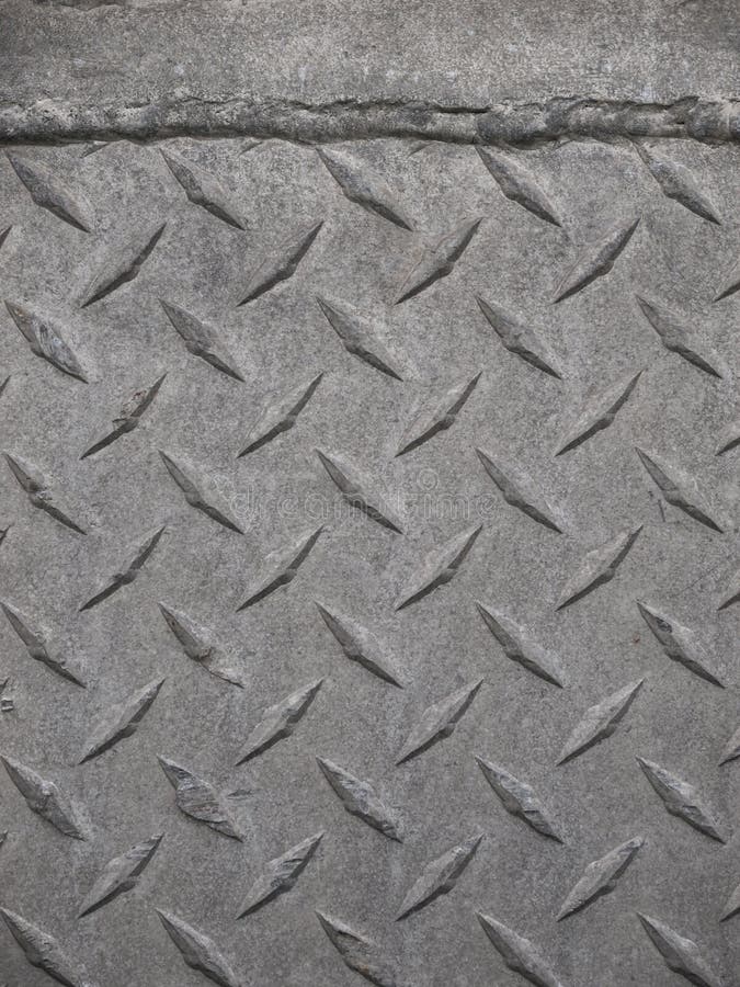 Iron Diamond Plate Close-up Stock Photo - Image of plaque, vertical ...