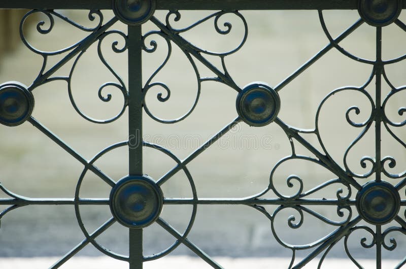 Iron fence pattern stock photo. Image of dark, decoration - 48114598