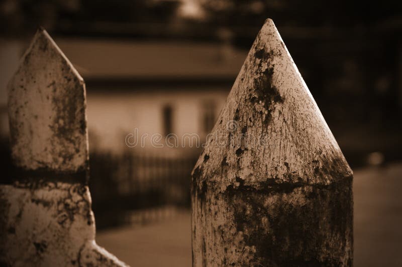 Iron fence stock photo. Image of rock, black, sharp - 273136820