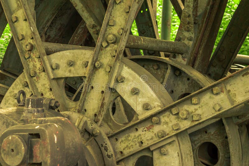 Iron flywheel stock image. Image of industrial, mechanic - 202507213