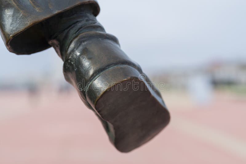Iron foot. stock image. Image of boot, castellon, shoe - 56913053