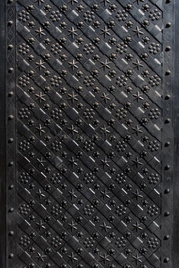 Forged door knob stock photo. Image of backgrounds, metal - 18277052