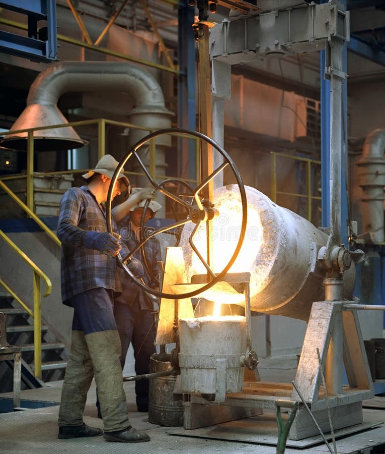 Iron foundry stock image. Image of process, work, metal - 1687927