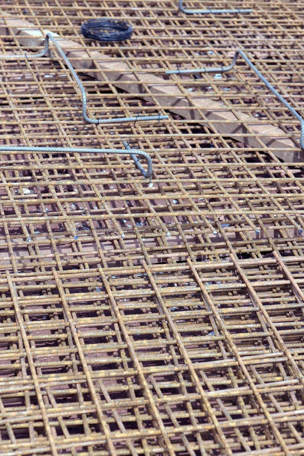 Iron Frame Stack of Columns Infrastructure Stock Image - Image of metal ...