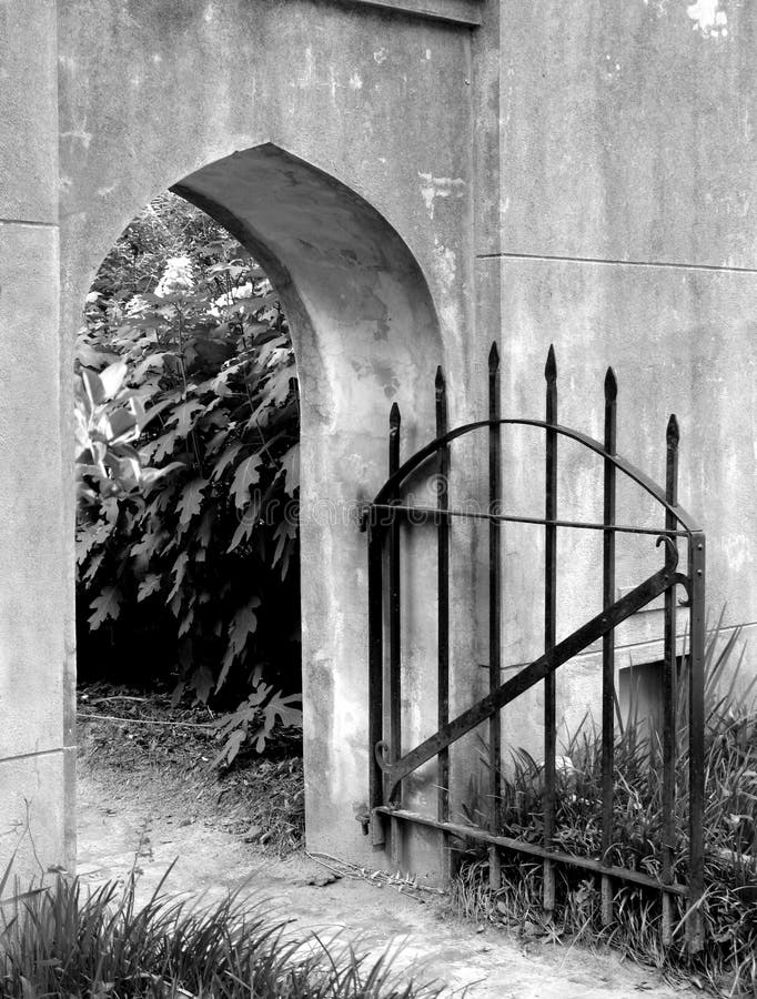 Iron gate stock photo. Image of architecture, ancient, open - 921876