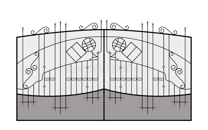 Victorian Iron Scroll Vector Stock Illustrations – 1,086 Victorian Iron ...