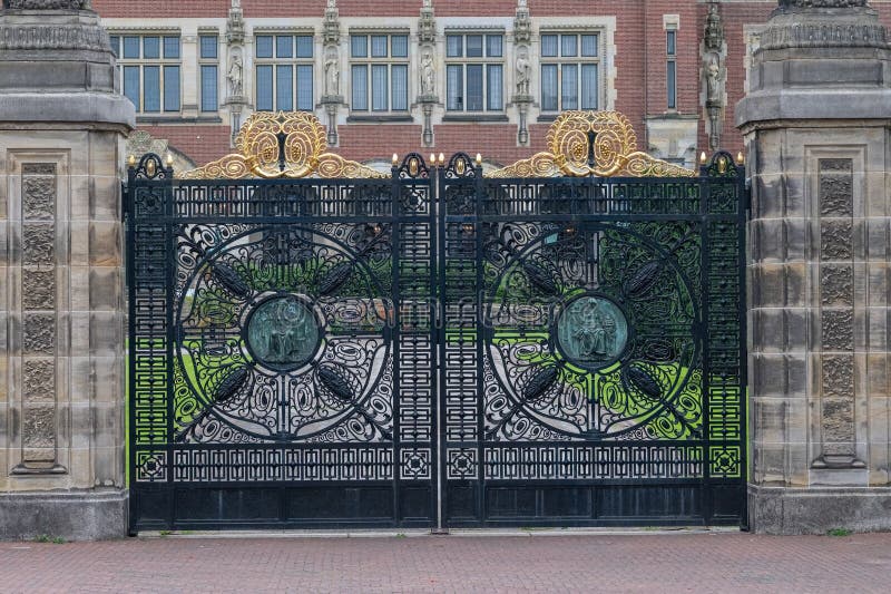 The Iron Gate of the Hague Building in the Netherlands Editorial Photo ...