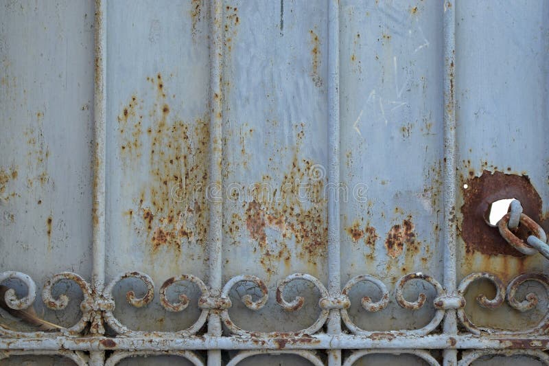 Iron gate rusty texture stock photo. Image of metal, fashioned - 72071100