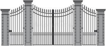 Iron Gate Drawing Stock Illustrations – 3,010 Iron Gate Drawing Stock ...