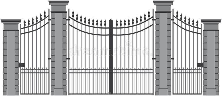 Iron Gate Drawing Stock Illustrations – 3,010 Iron Gate Drawing Stock ...