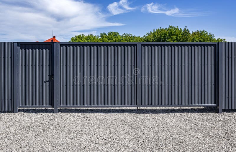 Iron Sheet Gate Design