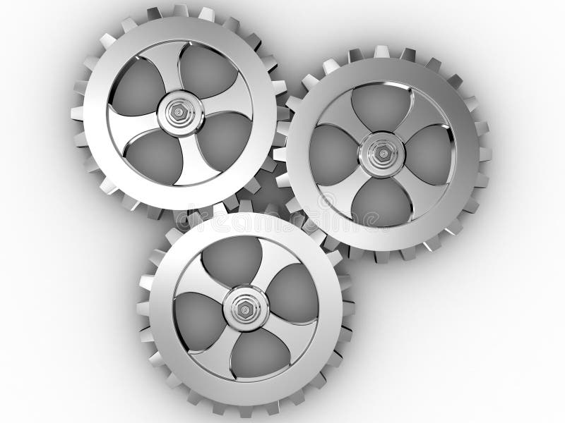 Iron gears stock illustration. Illustration of efficiency - 9798191