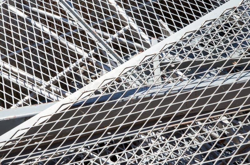 Iron Grid and Ferrous Material in the Landfill Stock Image - Image of ...