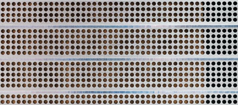 Iron Grid Texture Background Silver Metal Pattern with Reflective Round ...