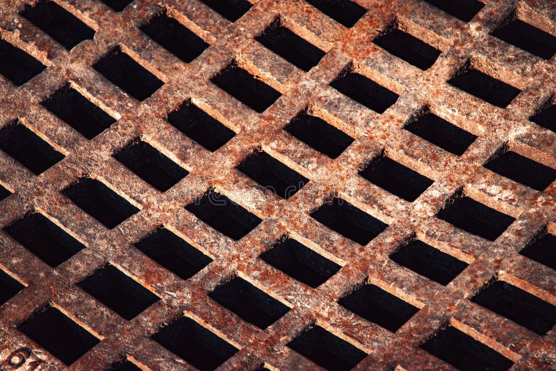 Iron grid to sewerage stock photo. Image of steel, sewer - 88420336